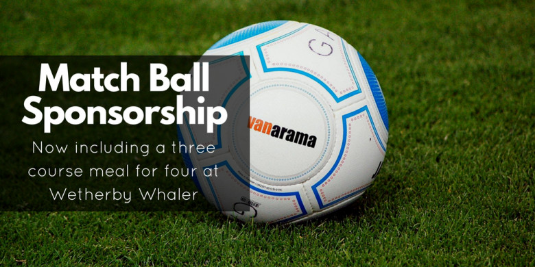 Match Ball Sponsorship Available Now! | Guiseley AFC