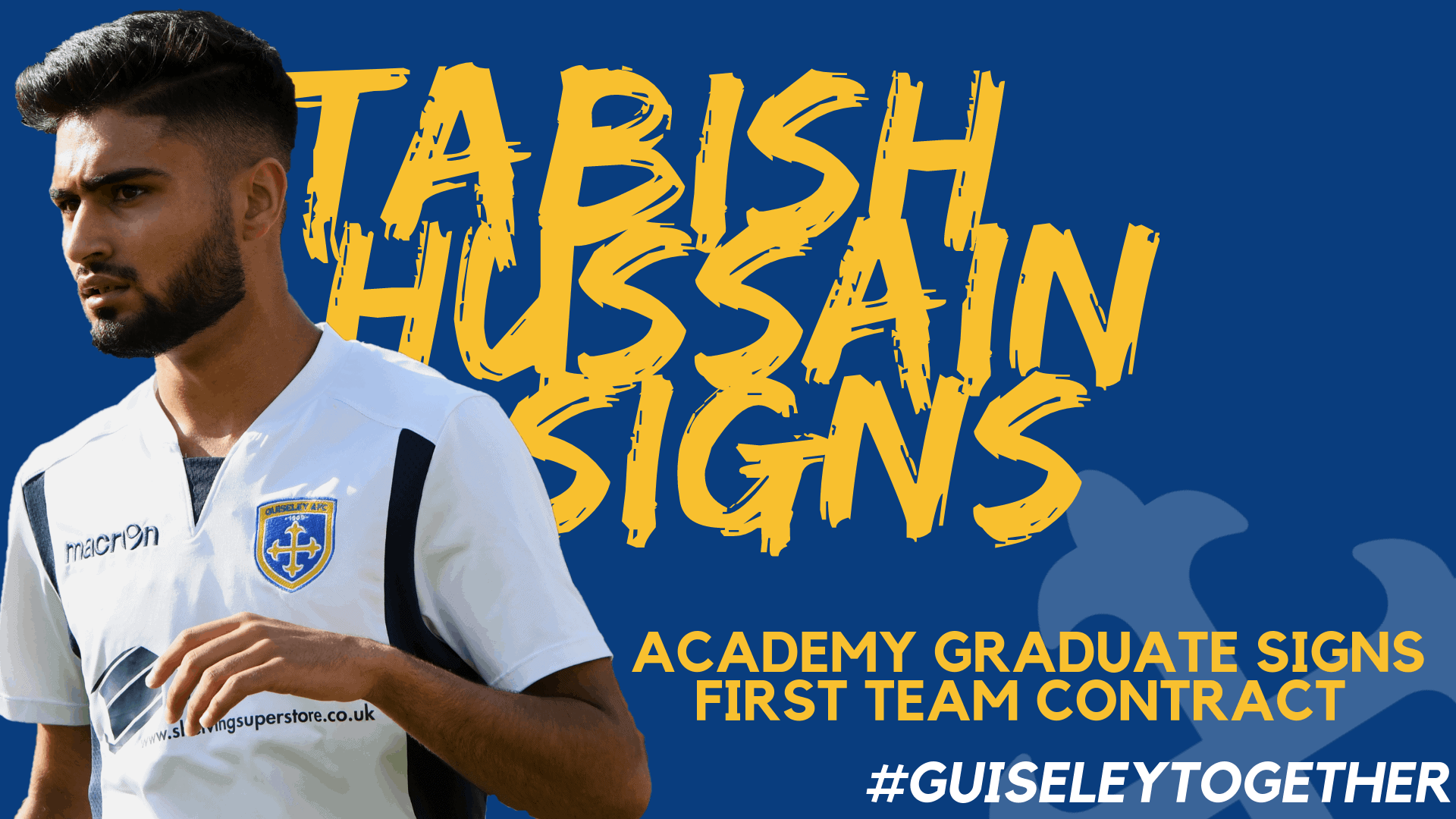 Hussain Signs First Team Contract | Guiseley AFC