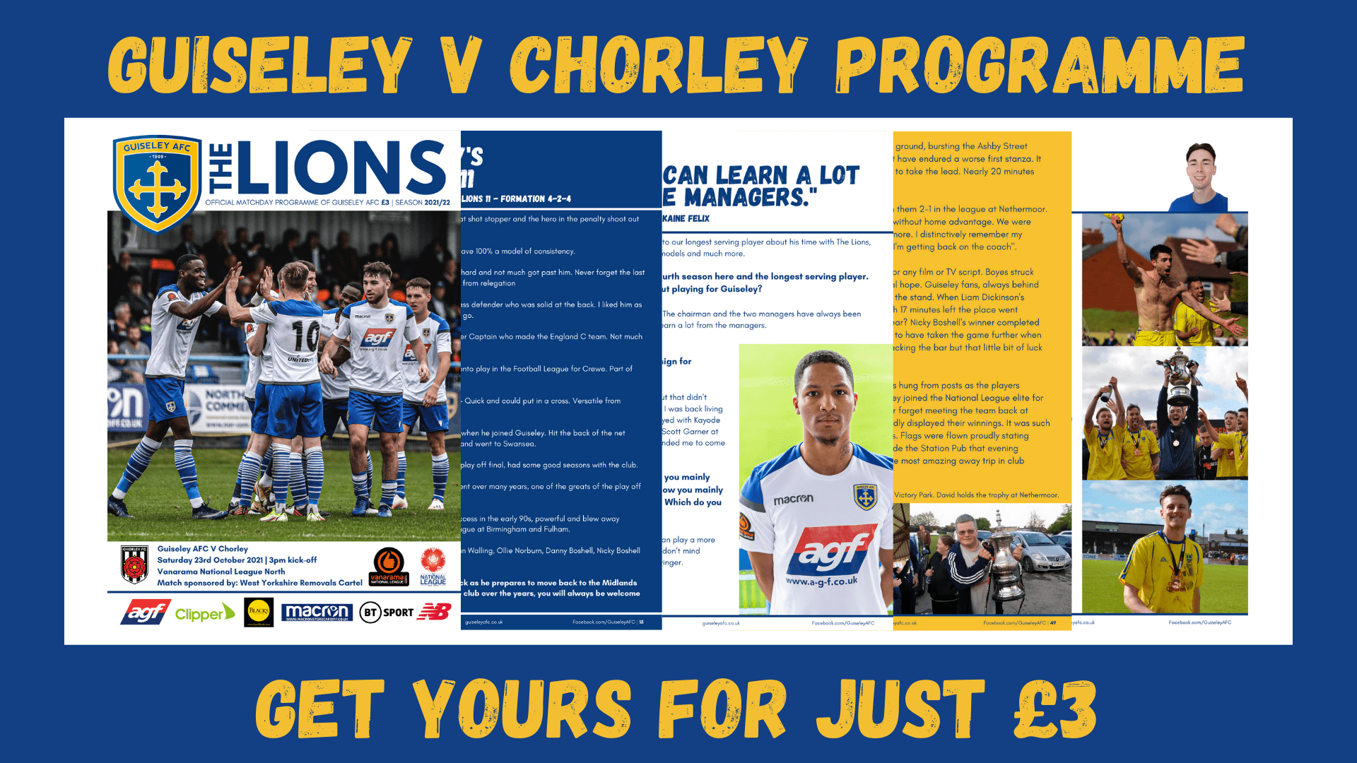 Chorley Match Programme Preview | Guiseley AFC