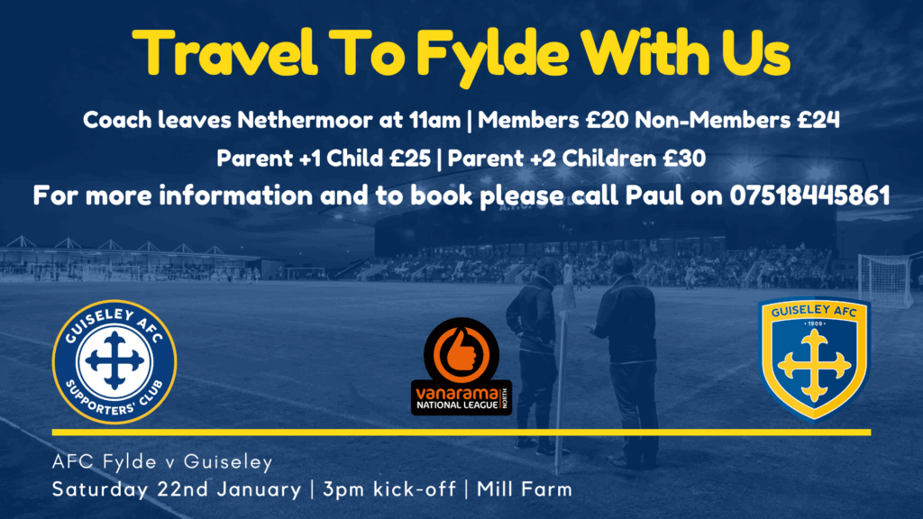 21/22 Away Fan Guide: AFC Fylde | Guiseley AFC