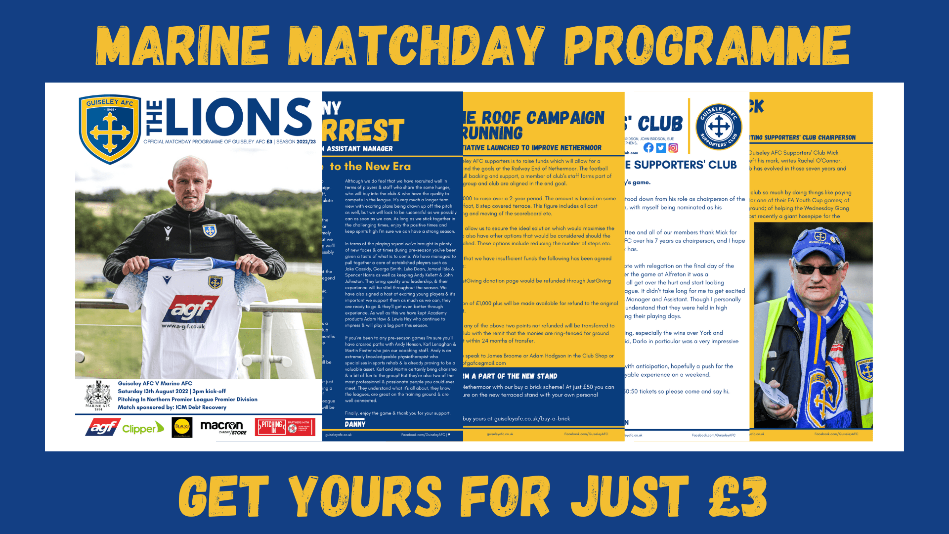 22/23 Matchday Programme Preview: Marine | Guiseley AFC