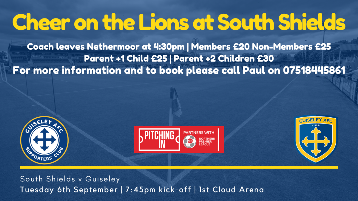 22/23 Away Fan Guide: South Shields | Guiseley AFC