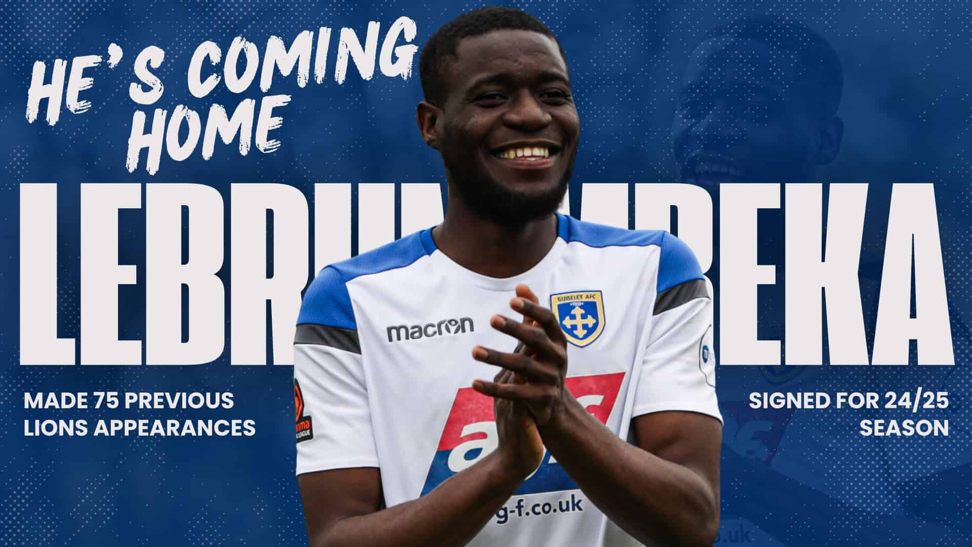 Mbeka Returns For Third Lions Spell | Guiseley AFC