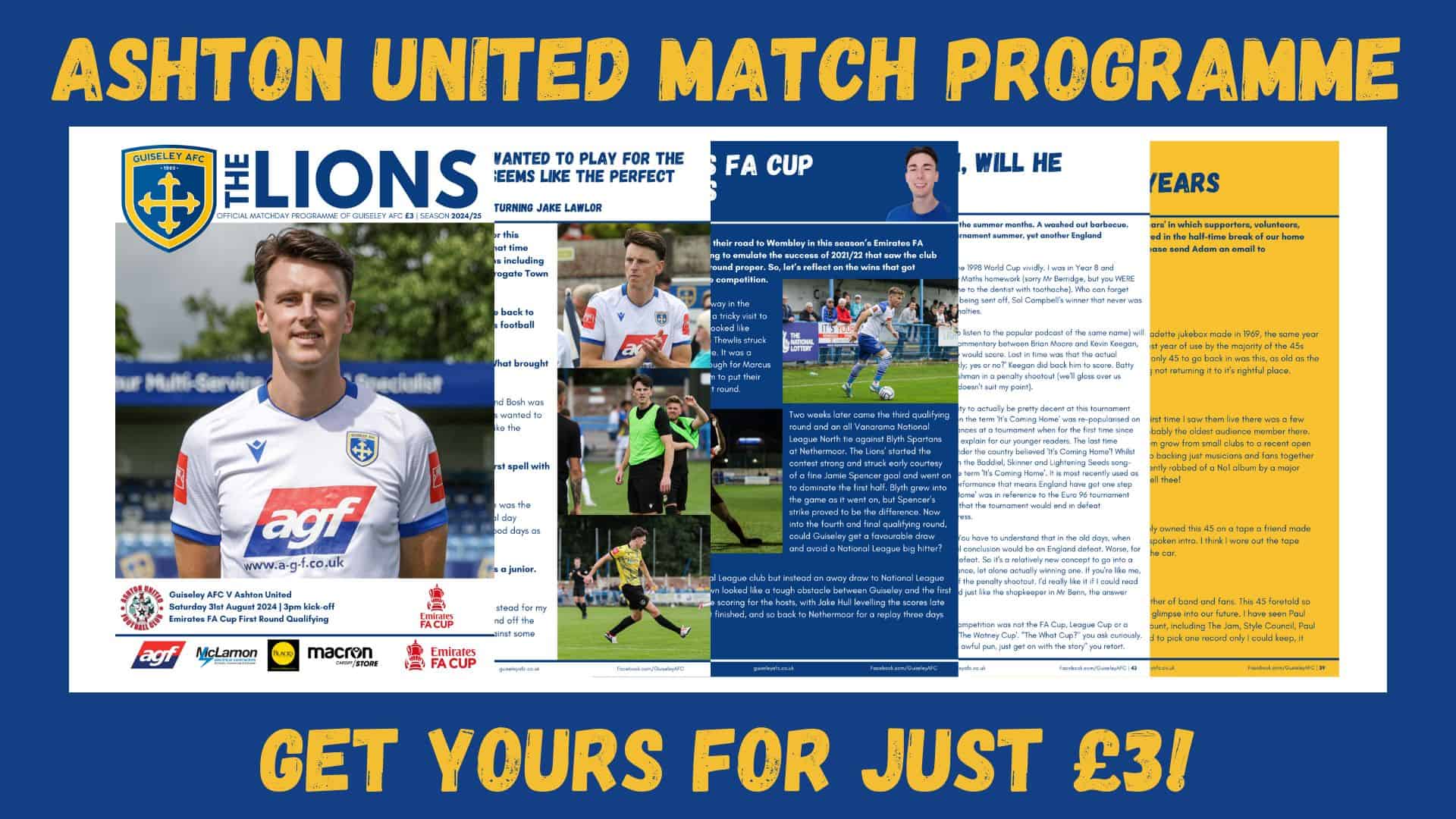 24/25 Emirates FA Cup Matchday Programme Preview: Ashton United ...