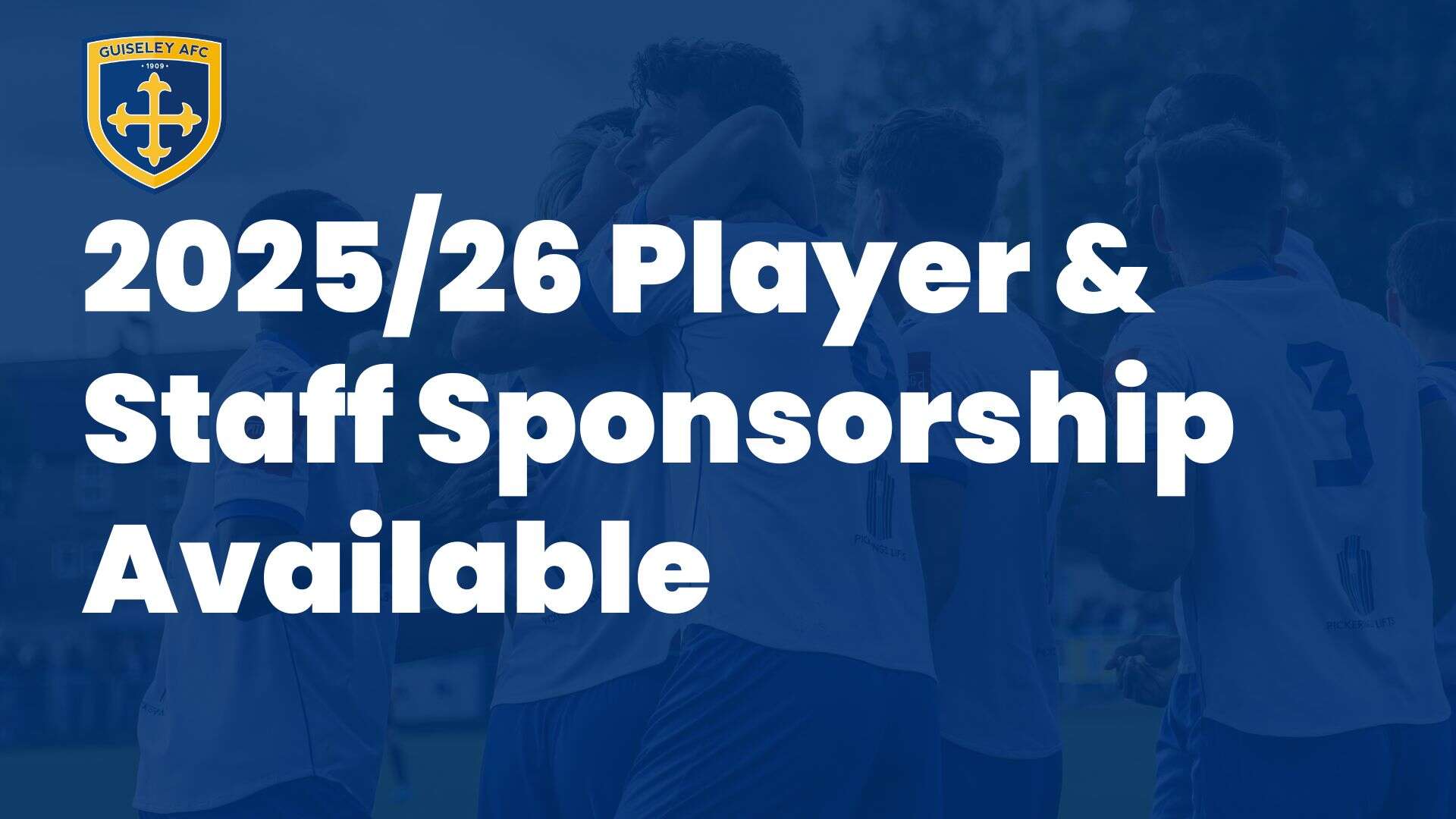 2025/26 Player and Staff Sponsorship Now On Sale | Guiseley AFC