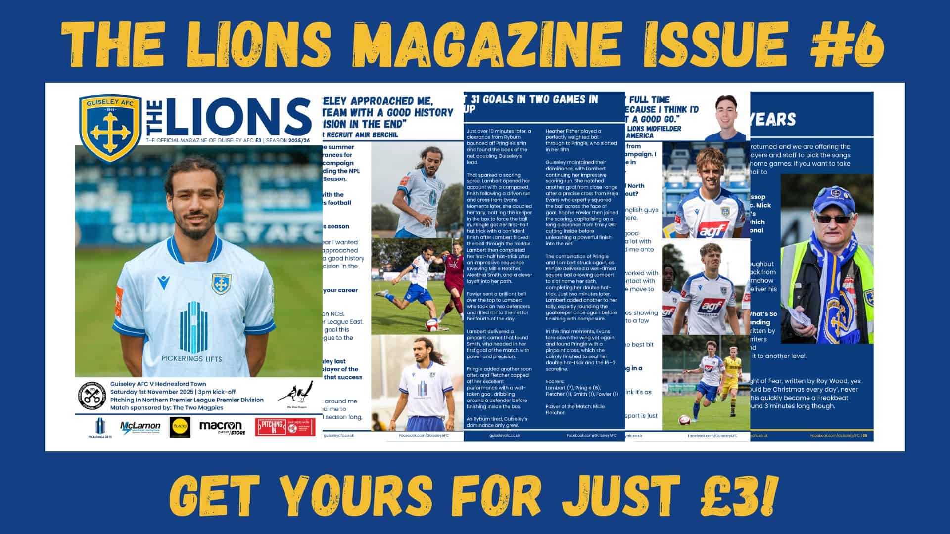 The Lions Magazine Issue 6 Preview Guiseley Afc 0778