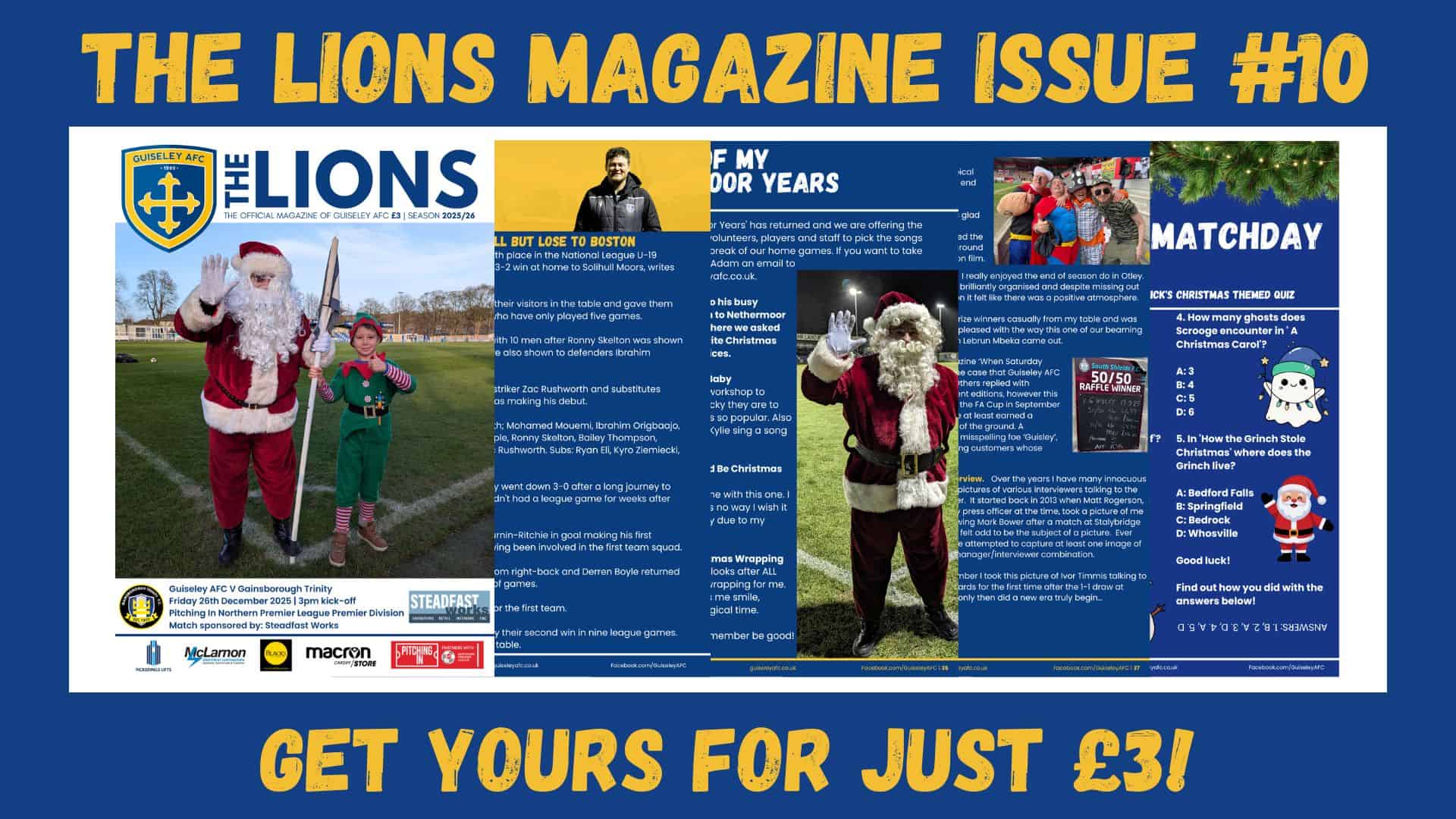 The Lions Magazine Issue 10 Preview Guiseley Afc